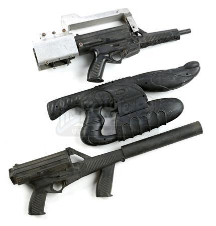 UNKNOWN PRODUCTION - Three Futuristic Guns - Current price: $90