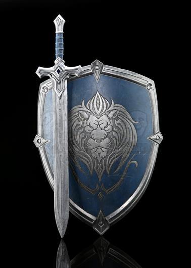 Alliance Foot Soldier Stunt Sword and Shield - Current price: $1600