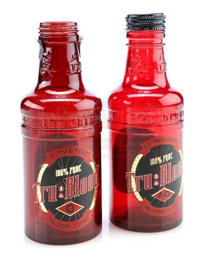 TRUE BLOOD (2008 - 2014) - Two Bottles Of ‘Tru Blood’ Plasma Protein ...